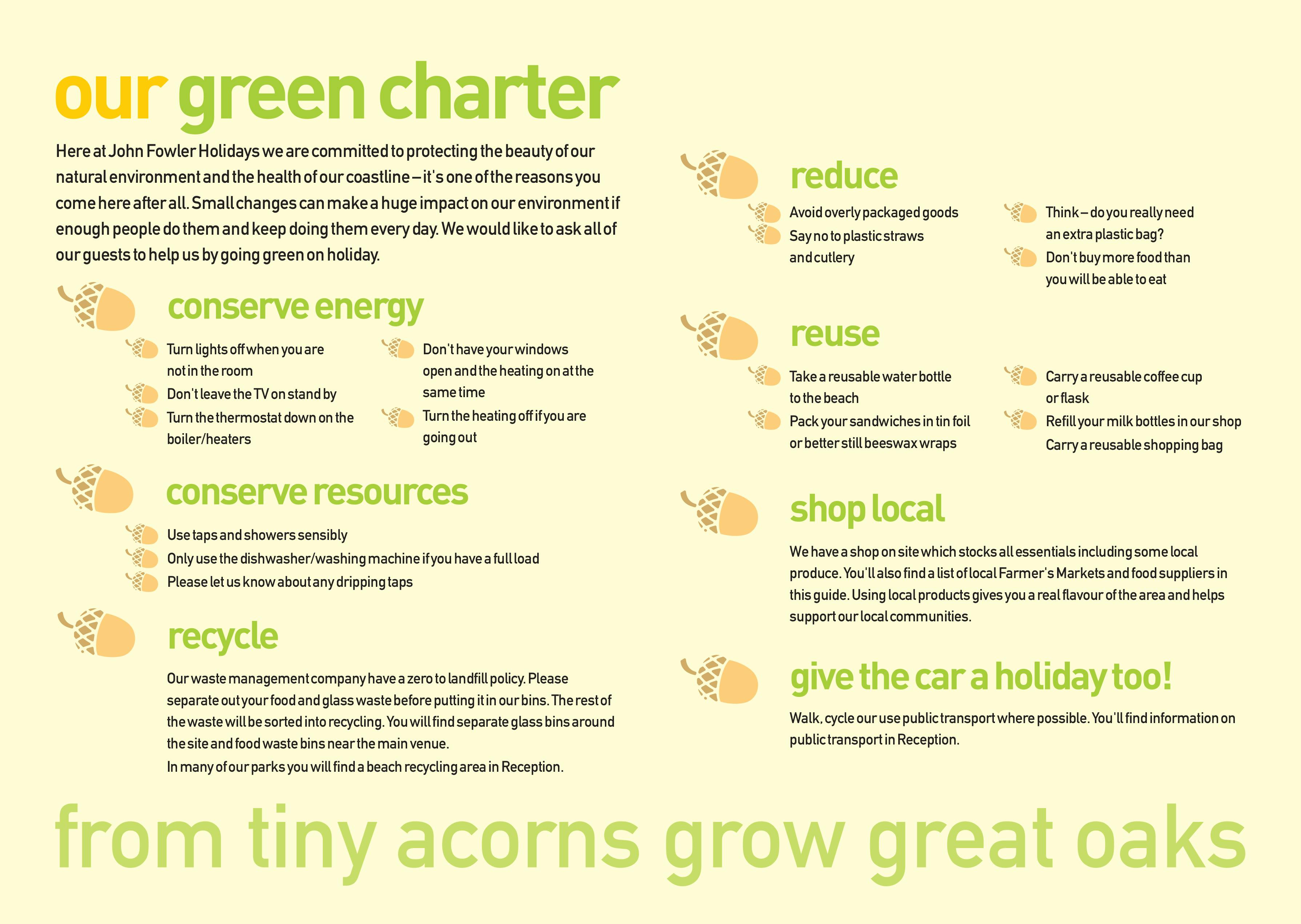 Caring For The Environment